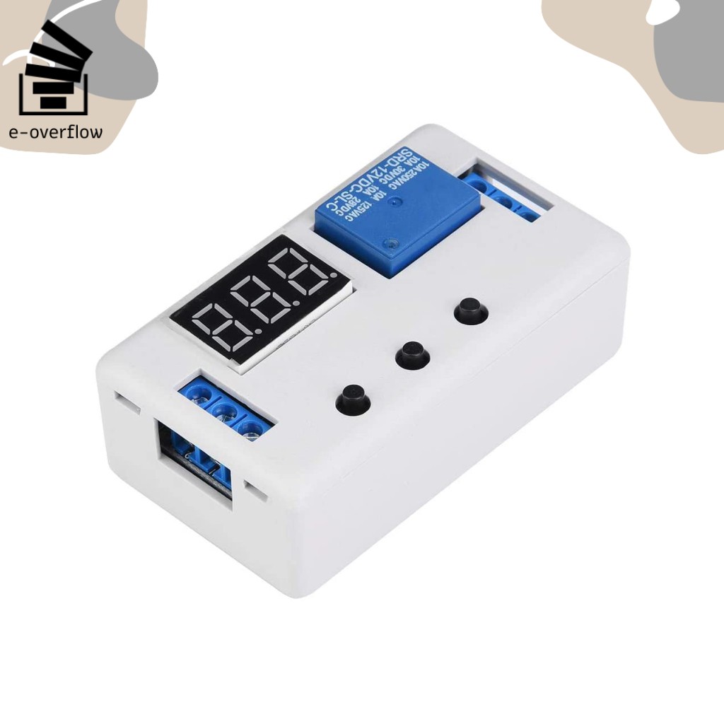 Jual Relay 12V Module Adjustable Trigger Timing Multifunction Timer dg ...
