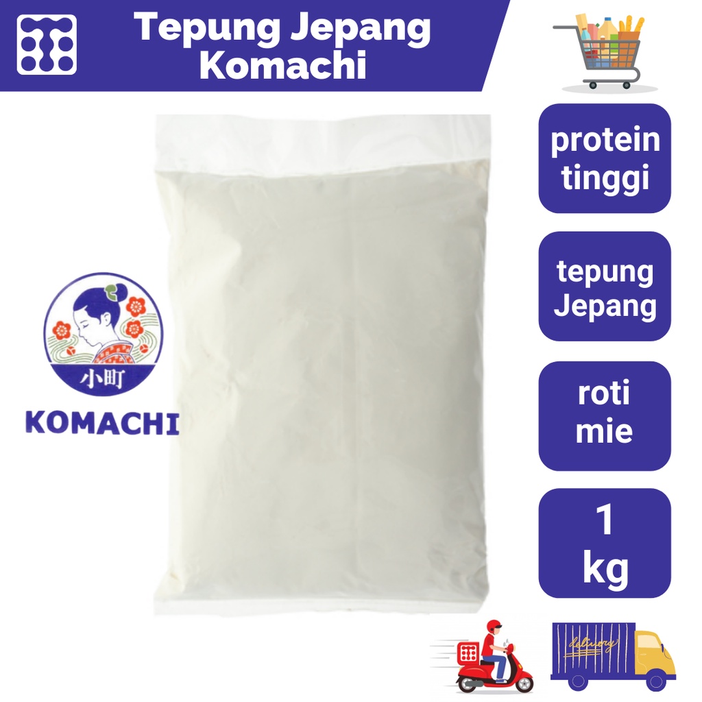 Jual Tepung Jepang Komachi 1 Kg - Untuk Roti Dan Donat Lebih Empuk ...