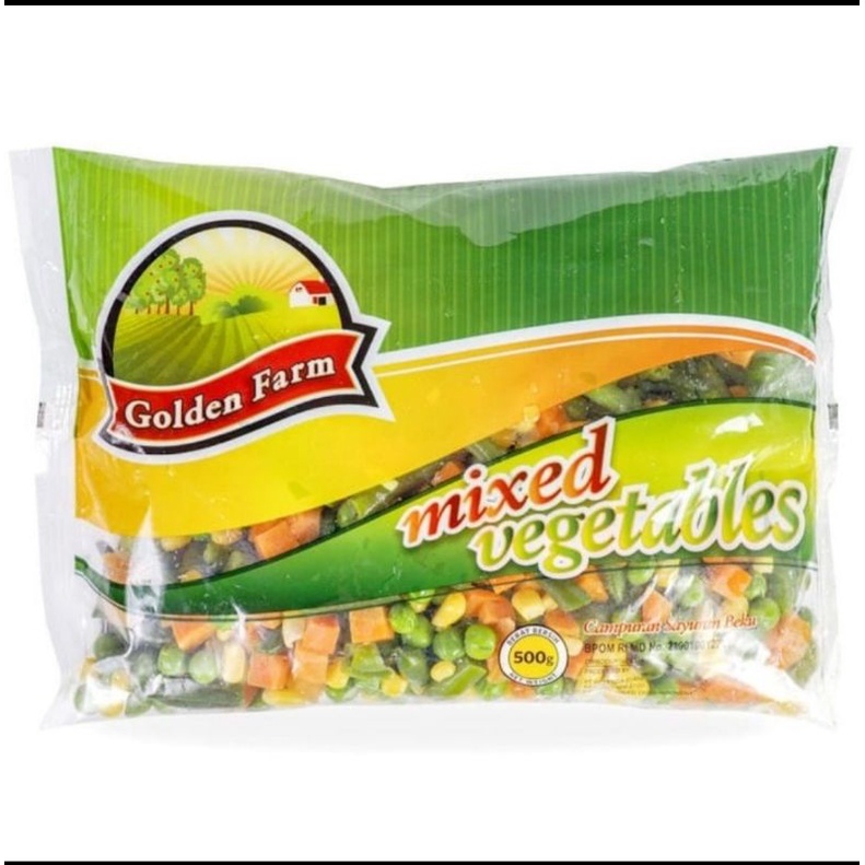 Jual mix vegetable golden farm 500 gram | Shopee Indonesia