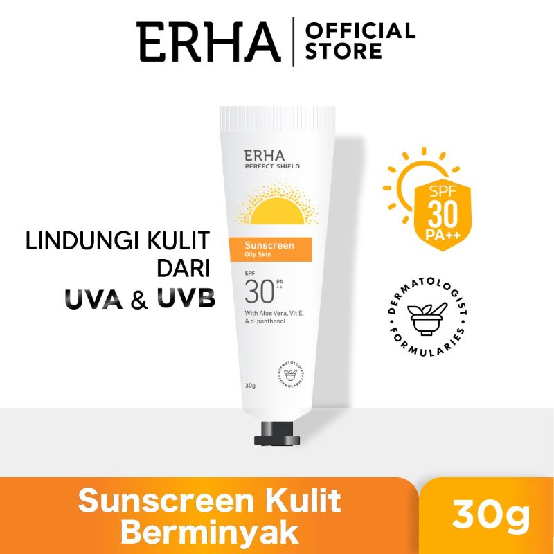 Jual ERHA Perfect Shield Sunscreen Oily Skin SPF 30/PA++ | Shopee Indonesia