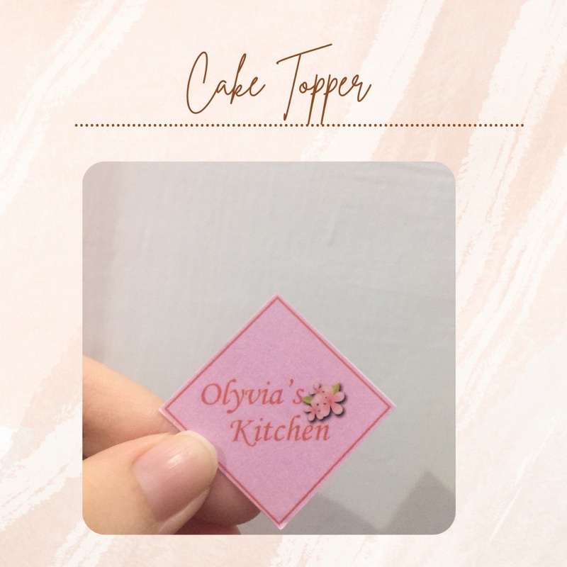 Jual CETAK CAKE TOPPER MEDAN | Shopee Indonesia