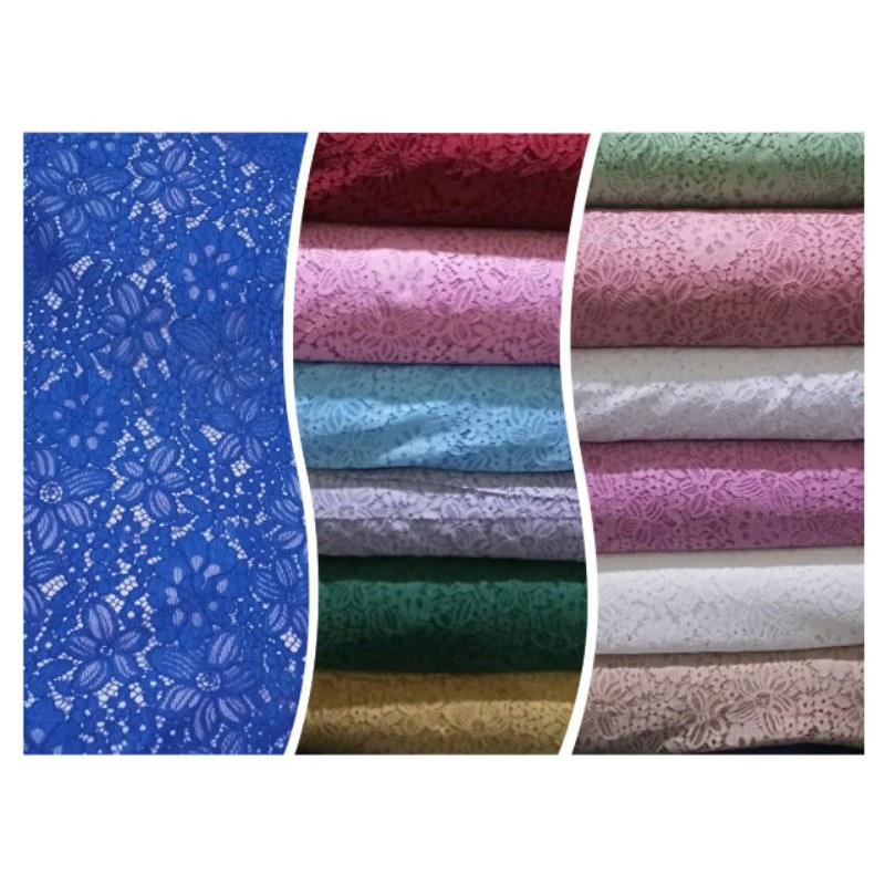 Jual kain brokat/kain broklat | Shopee Indonesia