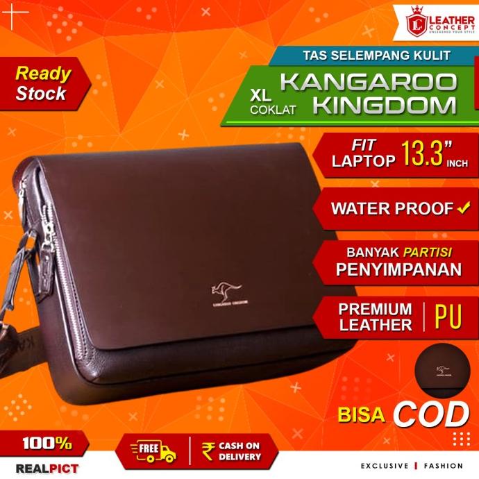 Jual Tas Selempang Kulit Pria - Kangaroo Kingdom (Ukuran Terbesar ...