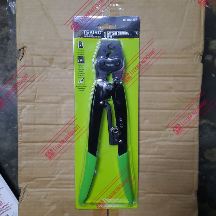 Jual Tekiro tang crimping rachet KH16 / tang skun / rachet crimping ...
