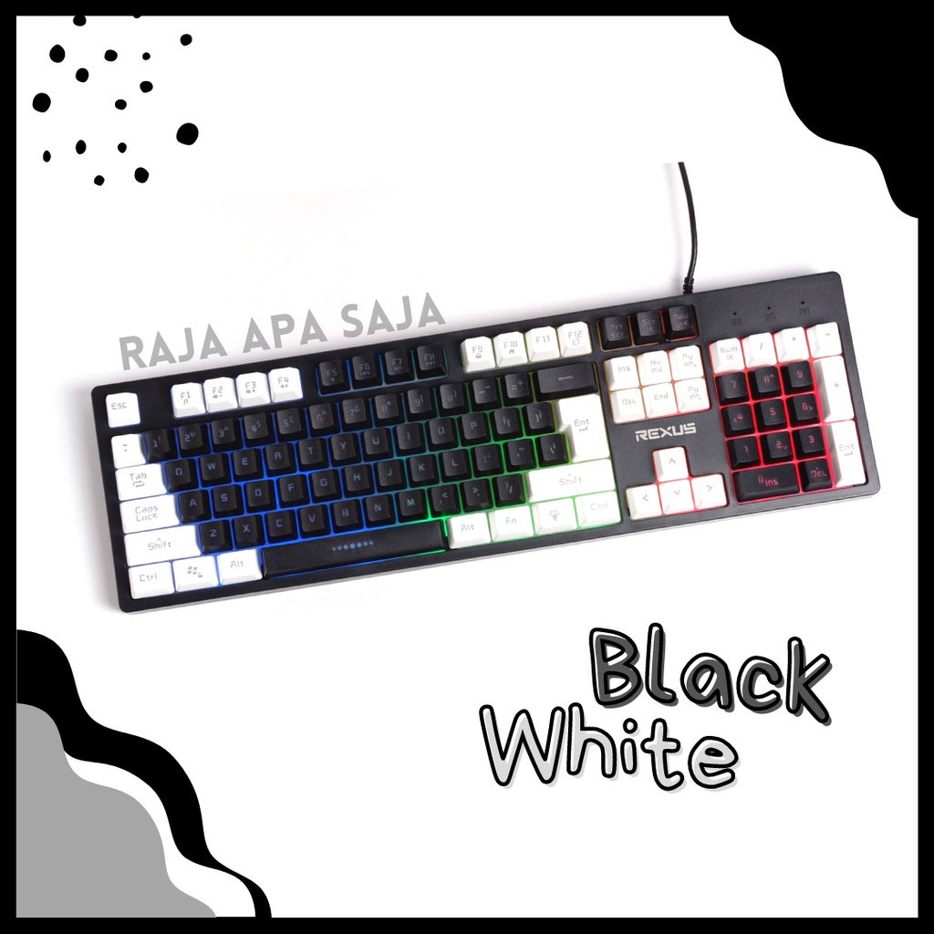 Jual Keyboard Gaming Rexus RGB Untuk PC Laptop Komputer Kabel USB ...