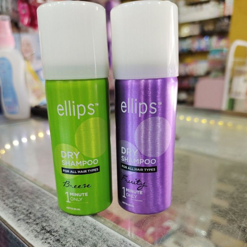 Jual ellips dry shampo 50ml ( BACA DESKRIPSI PRODUK) | Shopee Indonesia