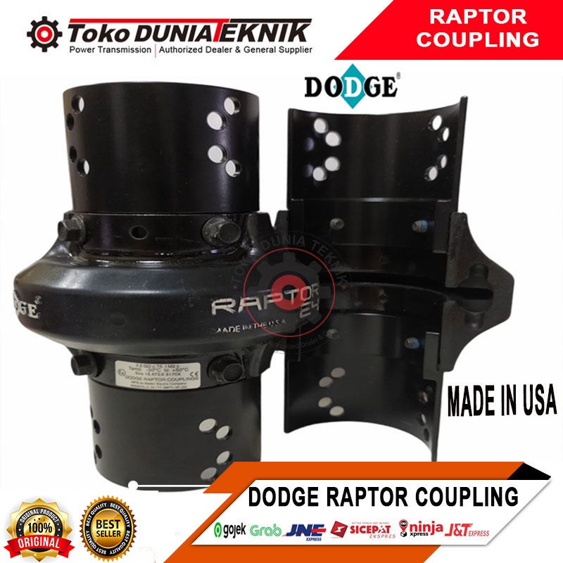 Jual DODGE ES-4 MAX BORE 1.63MM RAPTOR COUPLING RUBBER ONLY | Shopee Indonesia
