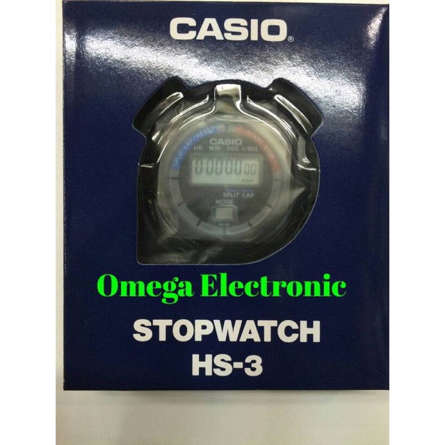 Jual Stopwatch Casio HS 3 - Alat Pengukur Waktu Casio HS-3 | Shopee ...