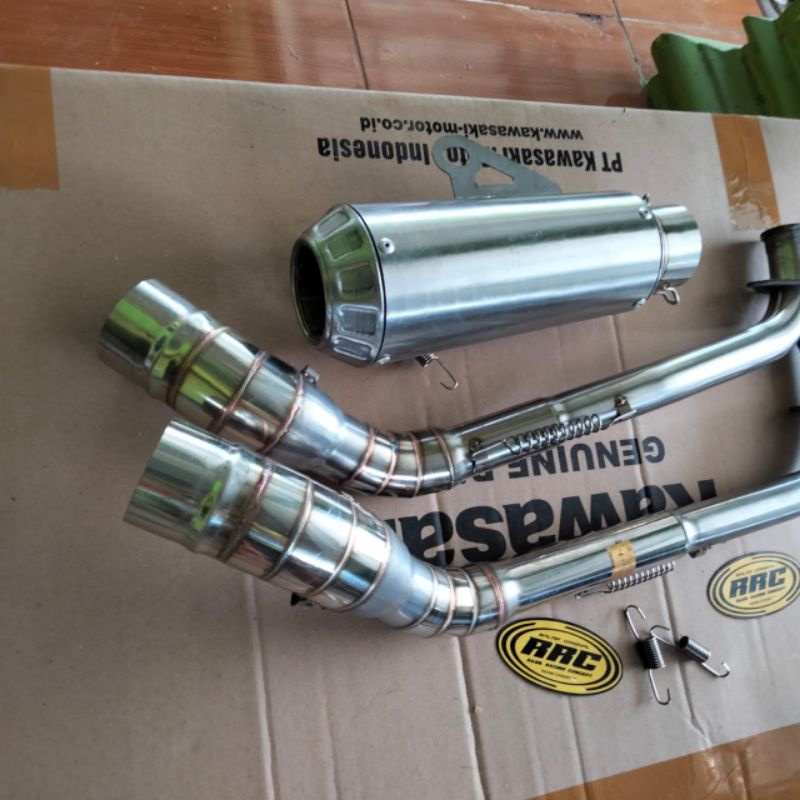 Jual knalpot custom GTX polos knalpot racing matic AEROX MIO VARIO NMAX ...