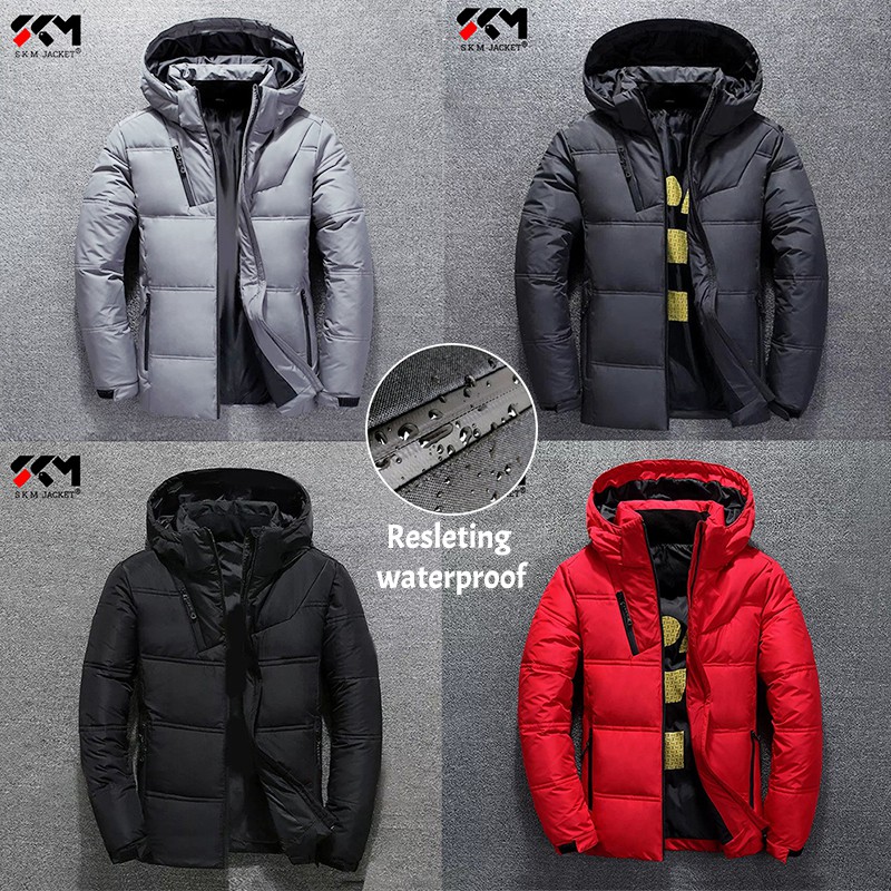 Jual Jaket winter pria/ jaket gunung tebal/ jaket outdoor / jaket musim dingin / jaket ...