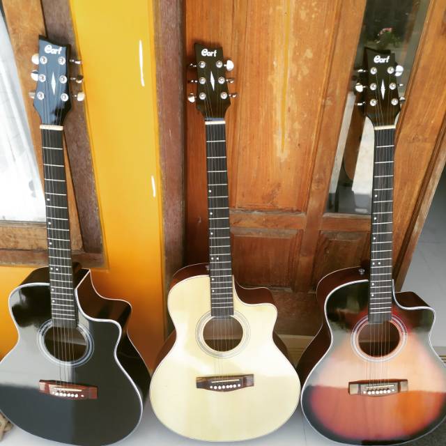 Jual Gitar cort tanam besi fret baja | Shopee Indonesia