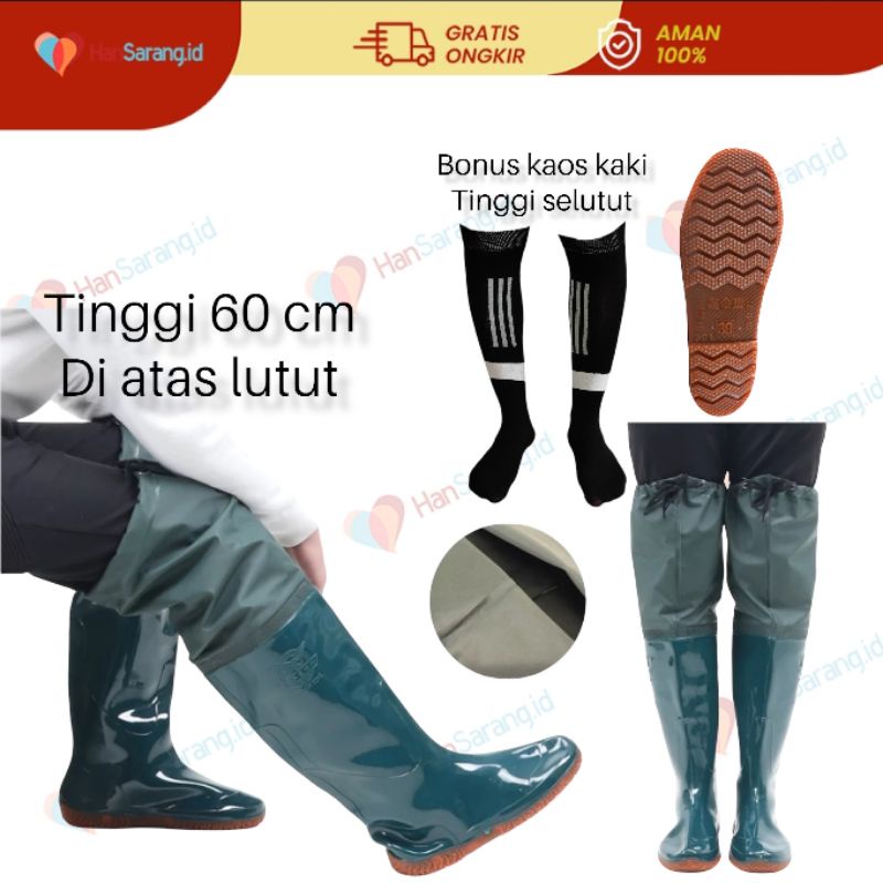 Jual sepatu petani jepang sepatu pertanian boot tani 60 CM | Shopee ...