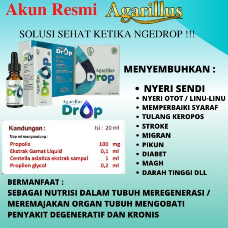 Jual HERBAL AGARILLUS DROP | Shopee Indonesia