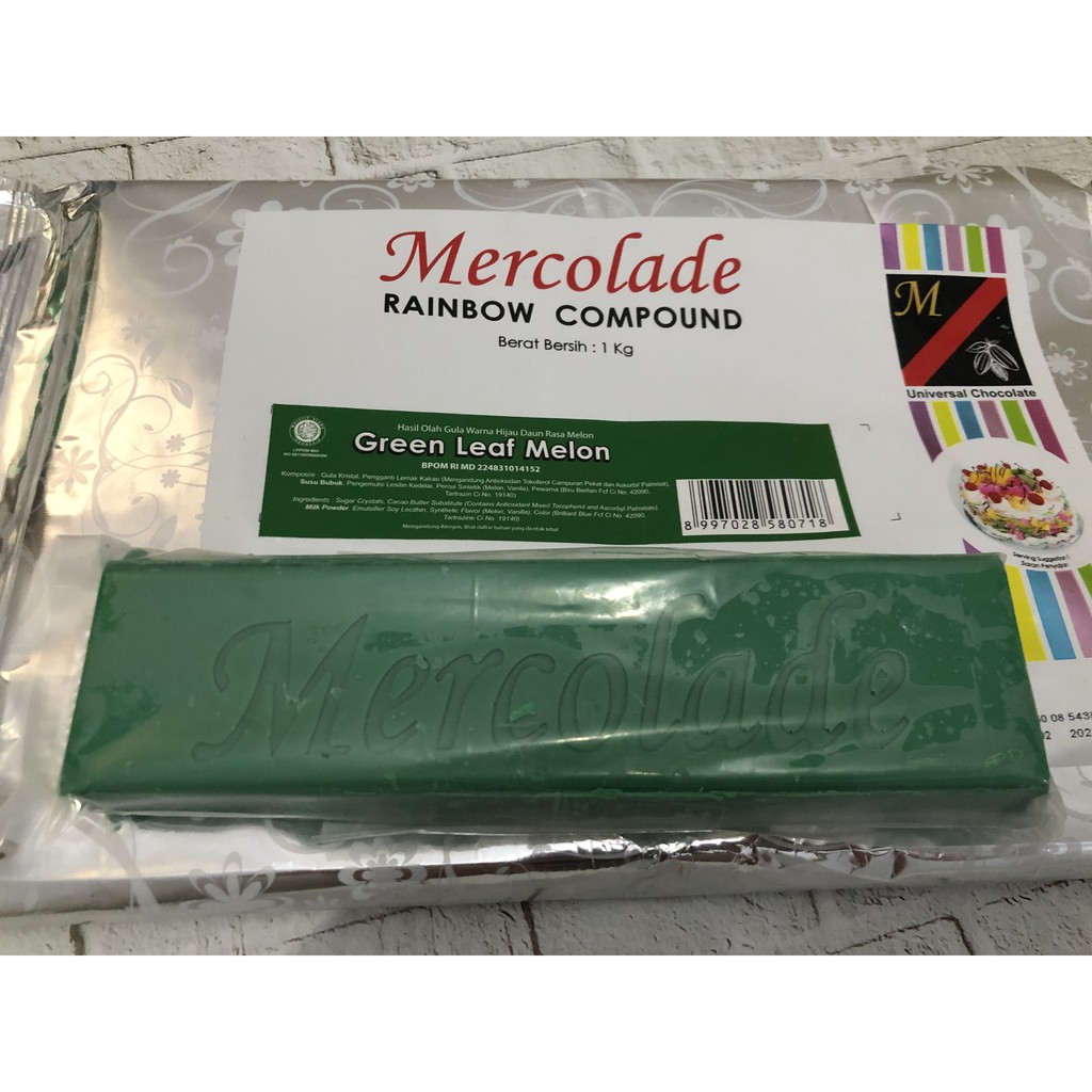 Jual Cokelat warna batangan mercolade rainbow compound +/-170gr ...