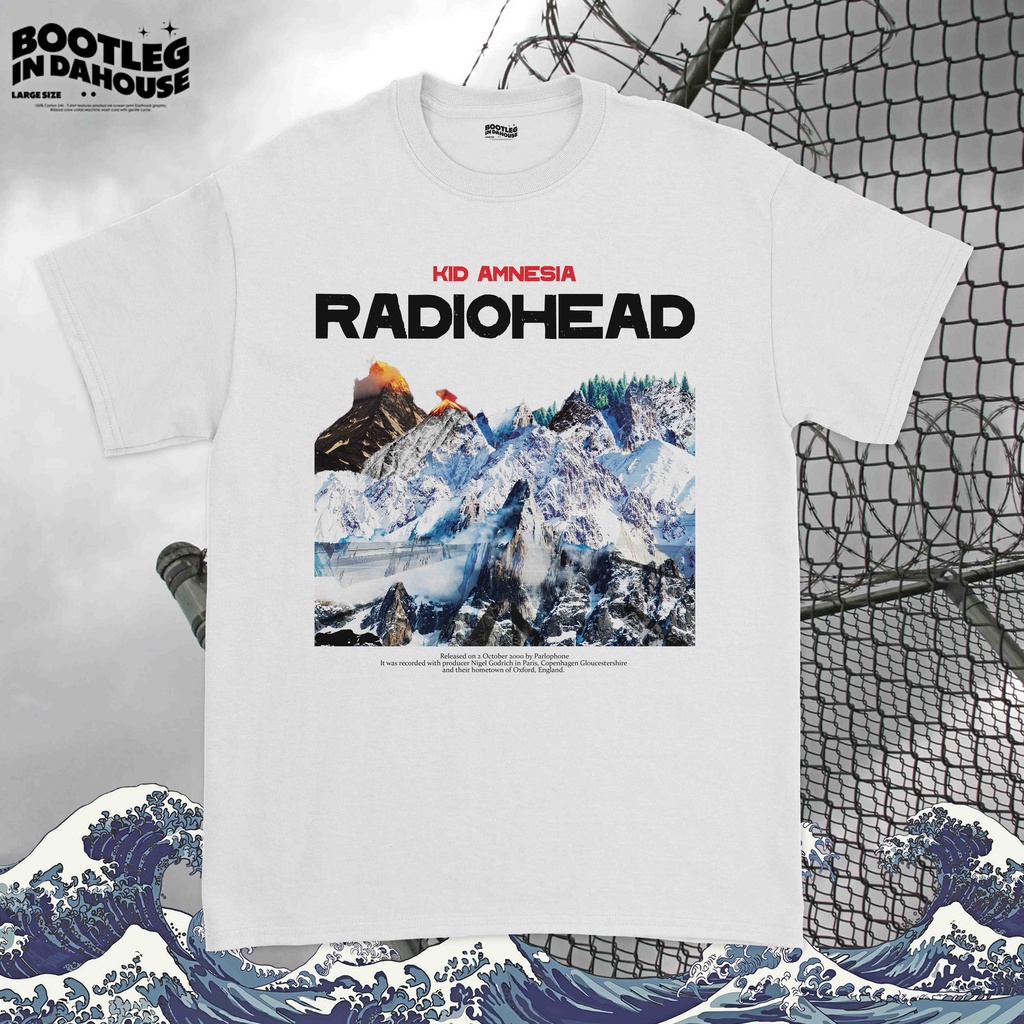 Jual Kaos Band Radiohead Kid Amnesiac - Baju Radiohead | Shopee Indonesia