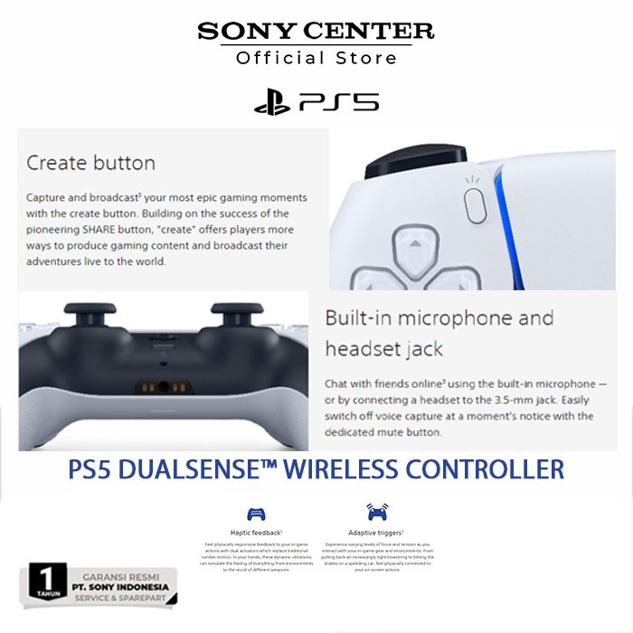Jual DualSense Wireless Controller PS5 / Stik Wireless PS5 / Stick PS5 ...