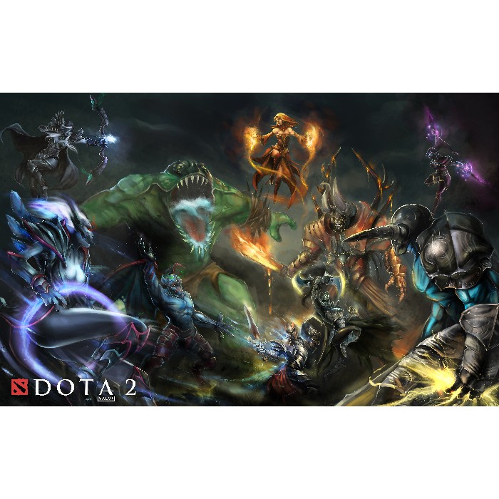 Jual Poster Dota 2 89x56 cm | Shopee Indonesia