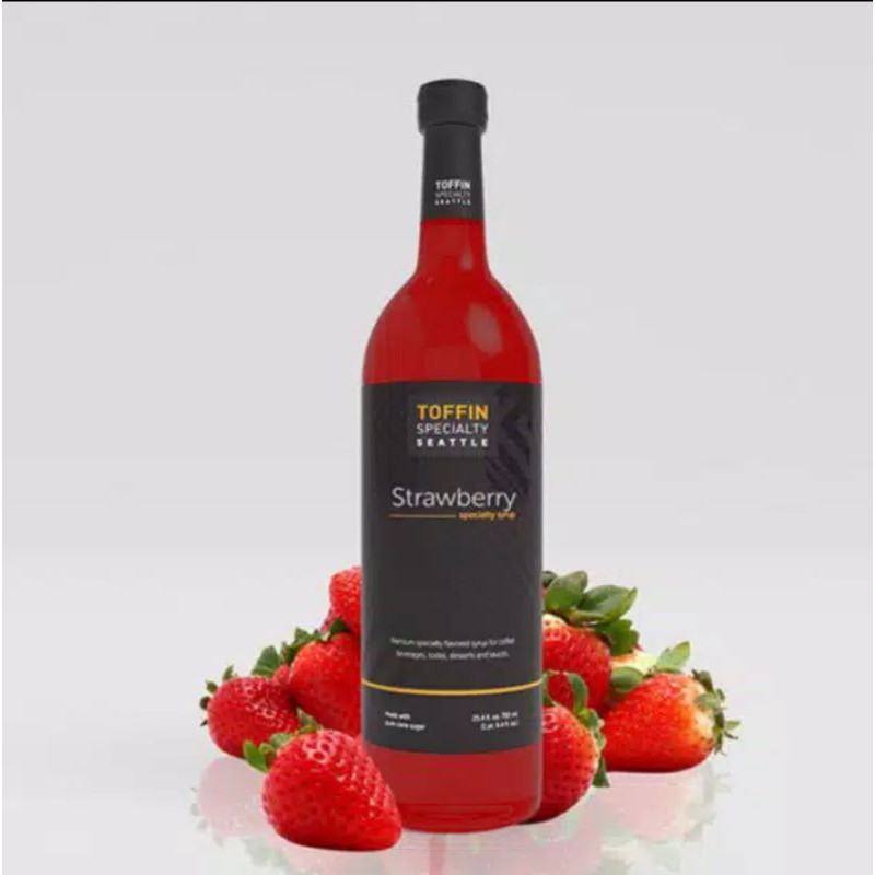 Jual Toffin Gourmet Flavored Syrup Strawberry | Shopee Indonesia