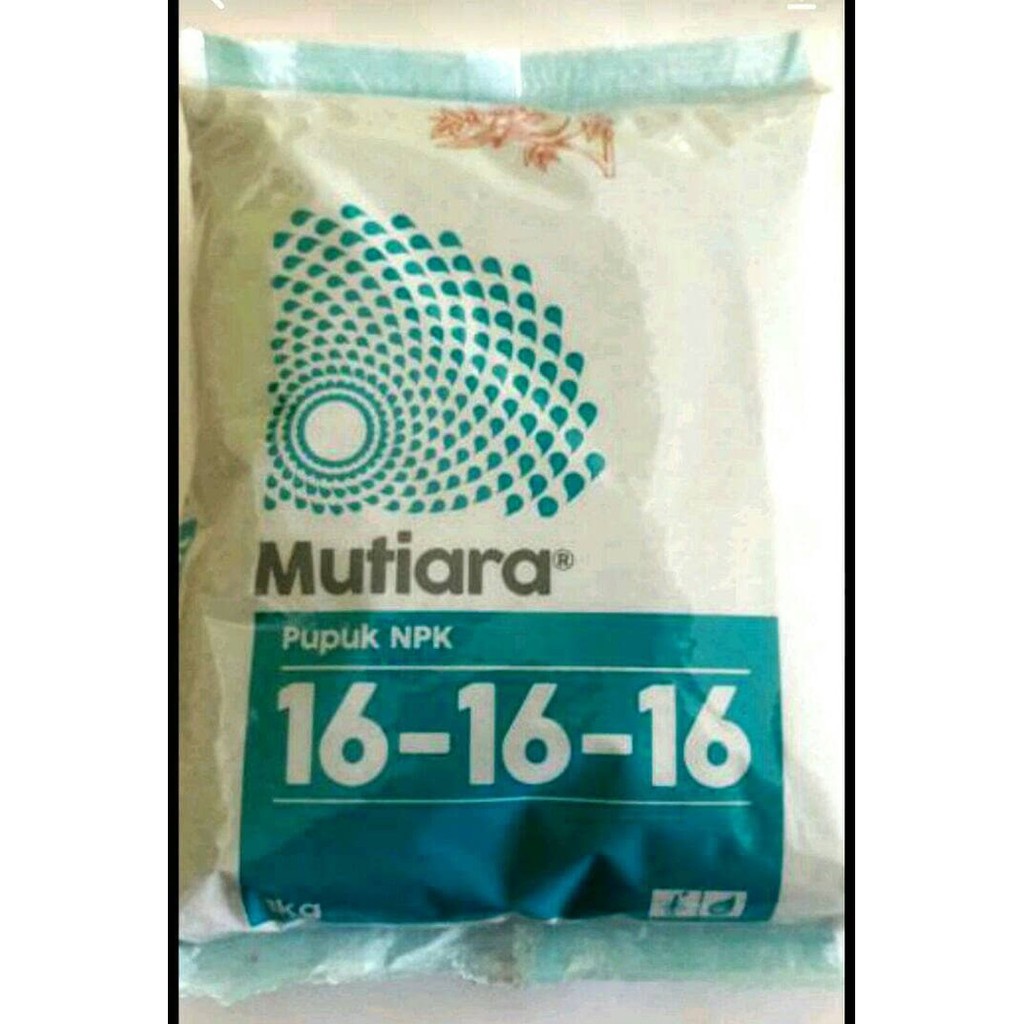 Jual Pupuk NPK Mutiara 16 16 16 Meroke 1 Kg | Shopee Indonesia