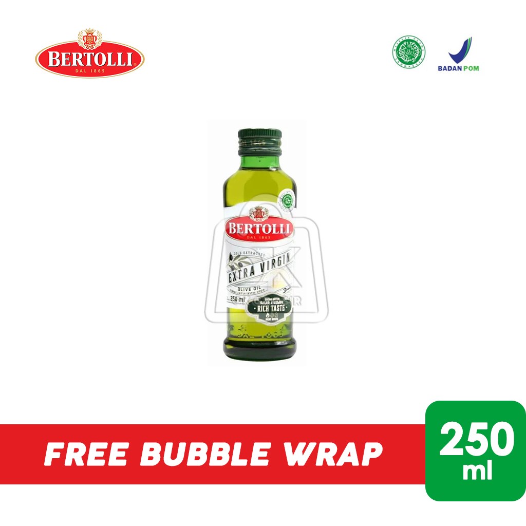 Jual Bertolli Extra Virgin Olive Oil / Minyak Zaitun (Botol Kaca 250ml ...