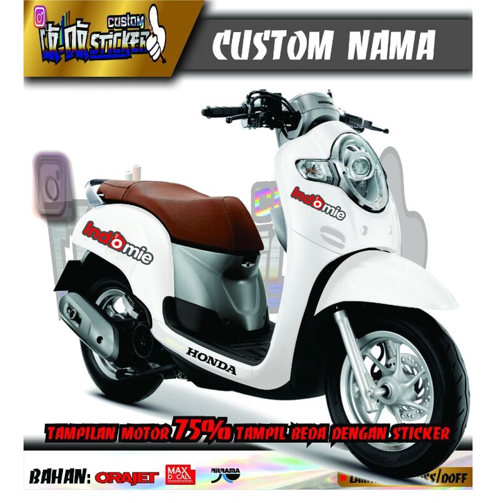 Jual STICKER CUSTOM MOTOR. INDIHOME.INDOMIE print cut | Shopee Indonesia