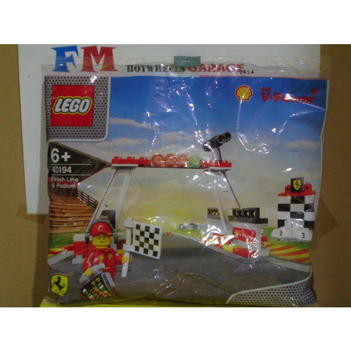 Jual Lego Shell V-Power Ferrari Finish Line & Podium 40194 | Shopee ...