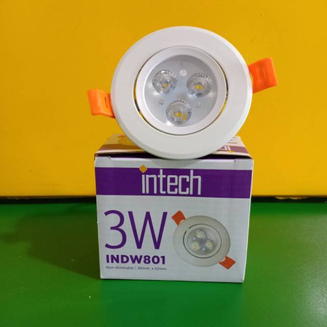 Jual Lampu LED Downlight Tanam INDW801 In Tech / Lampu Spotlight In Tech | Shopee Indonesia