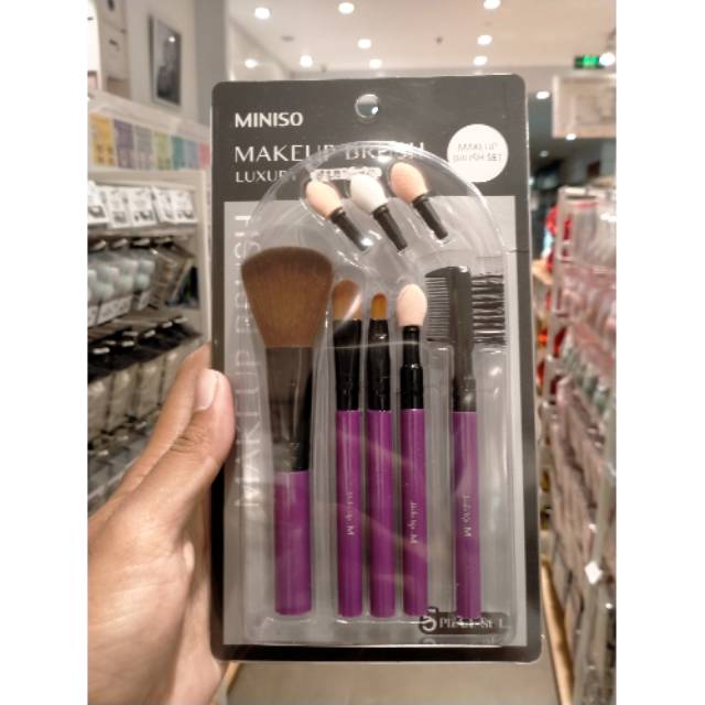 Jual Miniso | makeup set 5 pcs | Shopee Indonesia