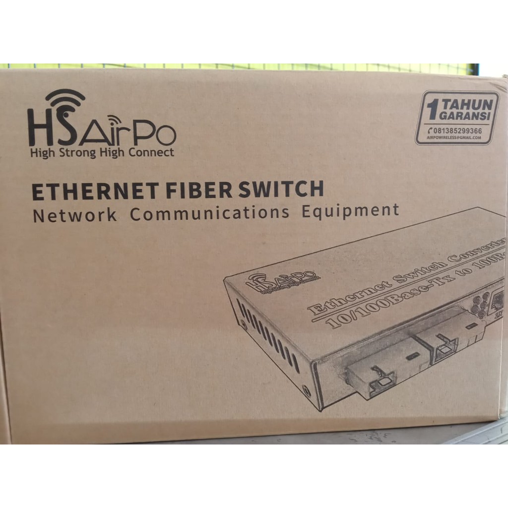 Jual HS-AIRPO ETHERNET FIBER SWITCH 6 PORT | Shopee Indonesia