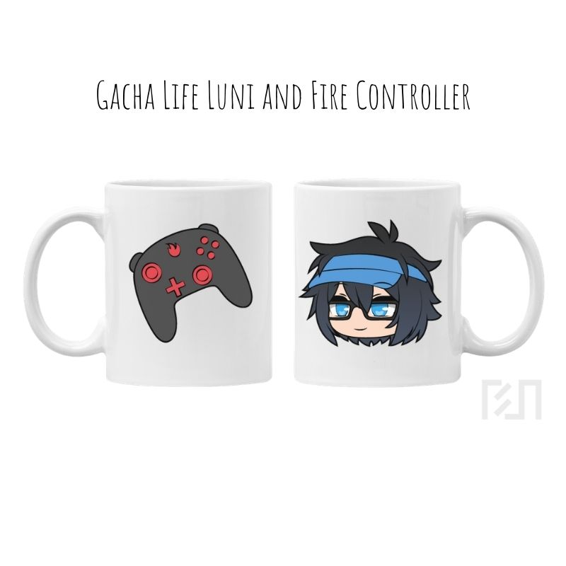 Jual Mug Gacha Life Luni and Fire Controller Icon | Shopee Indonesia