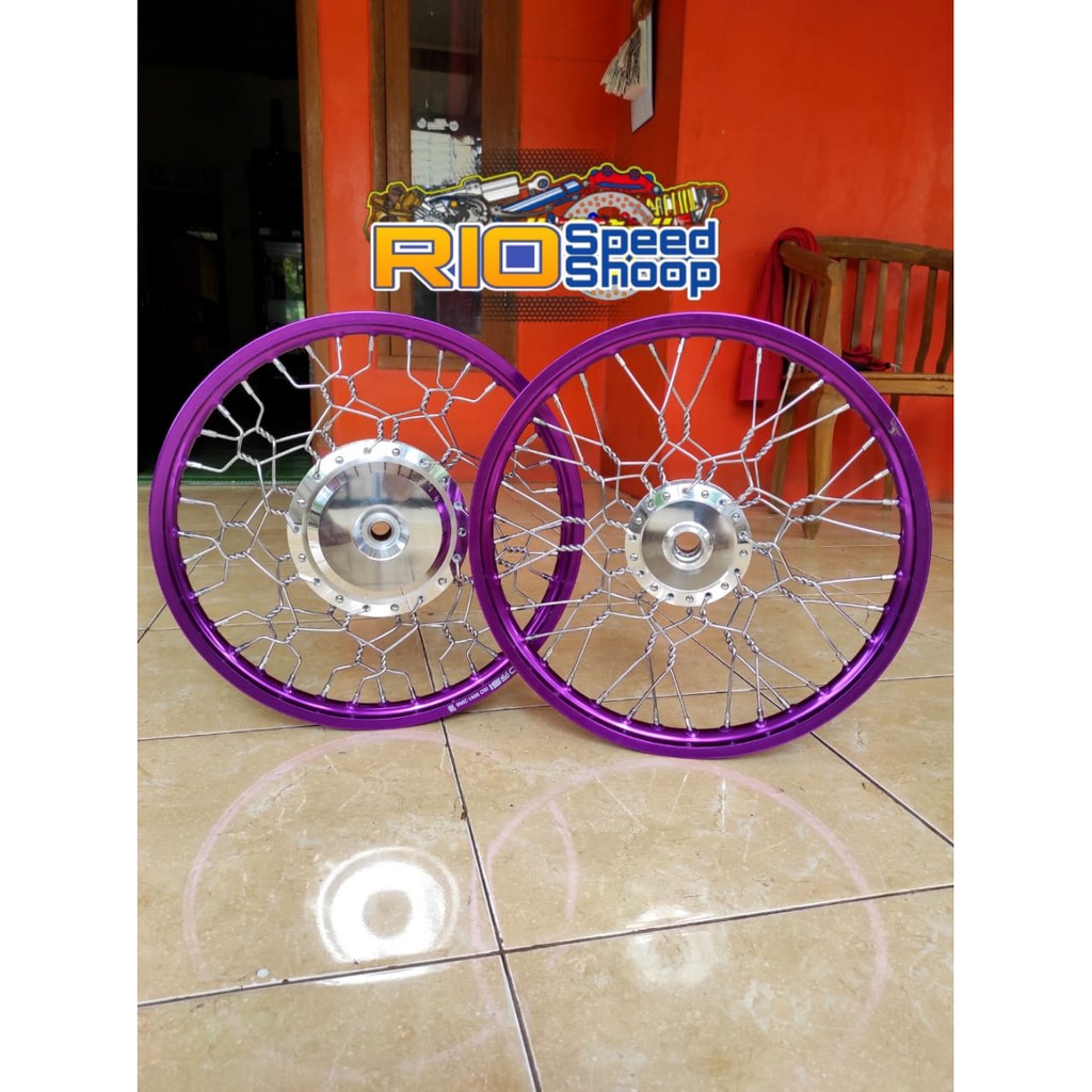Jual Velg jari jari ring 17 stell ulir kepang beat vario scoopy genio ...