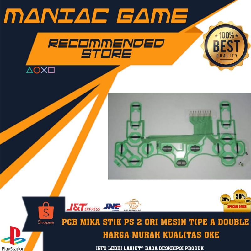 Jual Pcb Mika Stik Ps 2 Ori Mesin Tipe A Double / Pcb Mika Ps 2 om ...