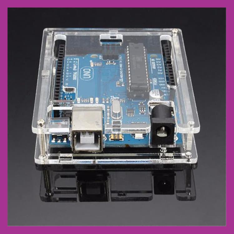 Jual ACRYLIC BOX FOR ARDUINO UNO R3 TRANSPARENT CASING KOTAK TRANSPARAN | Shopee Indonesia