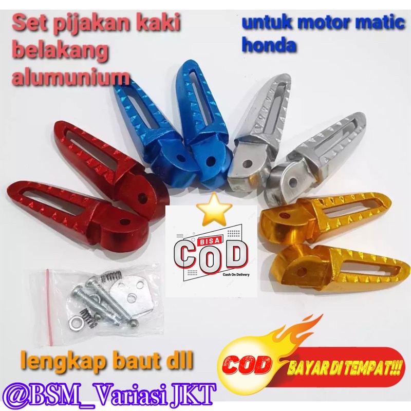 Jual Promo footstep step warna honda scoopy vario beat vario125-150 ...