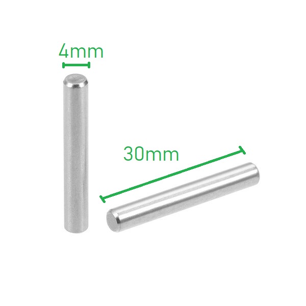 Jual 1pcs Pin Besi Stainles Steel Dowel Diameter 4mm Panjang 30mm 3cm ...