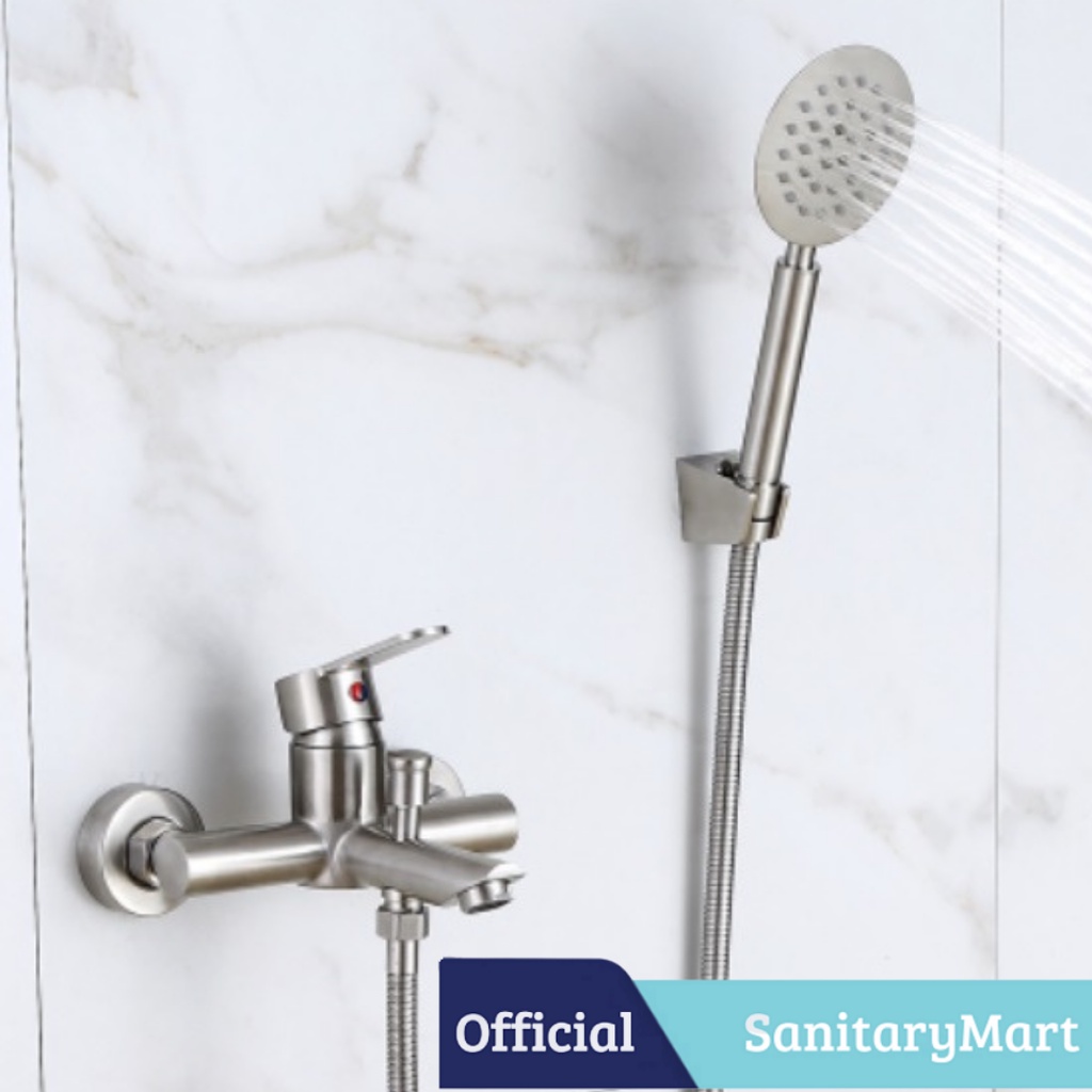 Jual Kran Shower Keran Kamar Mandi Bathub Air Panas Dingin Keran Mixer ...