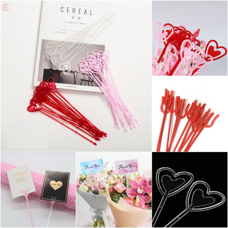 Jual Stik Kartu Ucapan Card Holder Stick Stik Plastik Tangkai Ecer ...