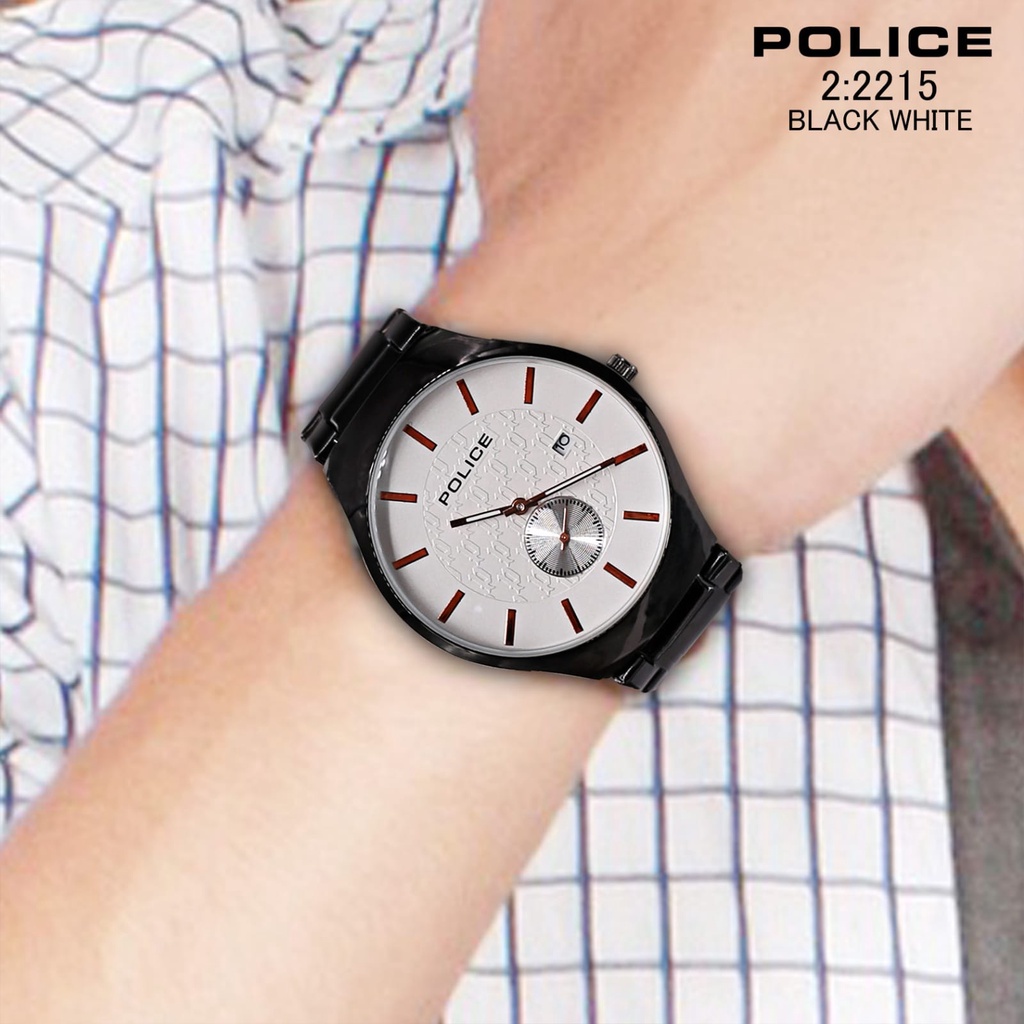Jual Jam Tangan POLICE 2215 ZXC 57 jam tangan batam impor original tali analog digital kulit ...
