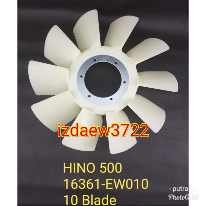 Jual fan blade kipas radiator hino lohan fm260ti new fm235ti hino 500 ...