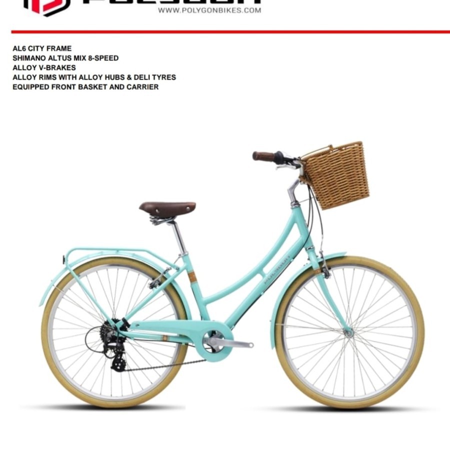 Jual Sepeda City Bike 26" Polygon Oosten ver. 2021 | Shopee Indonesia