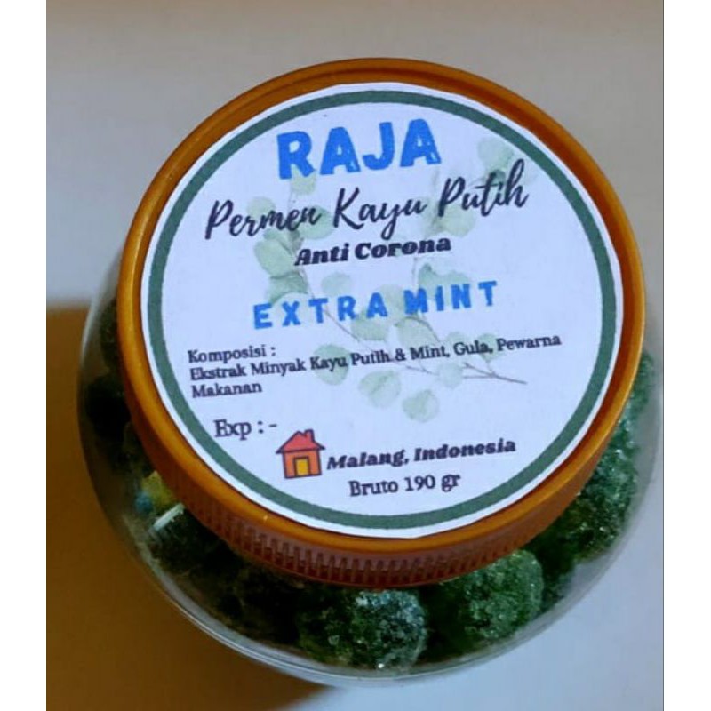 Jual RAJA permen minyak kayu putih extra mint | Shopee Indonesia