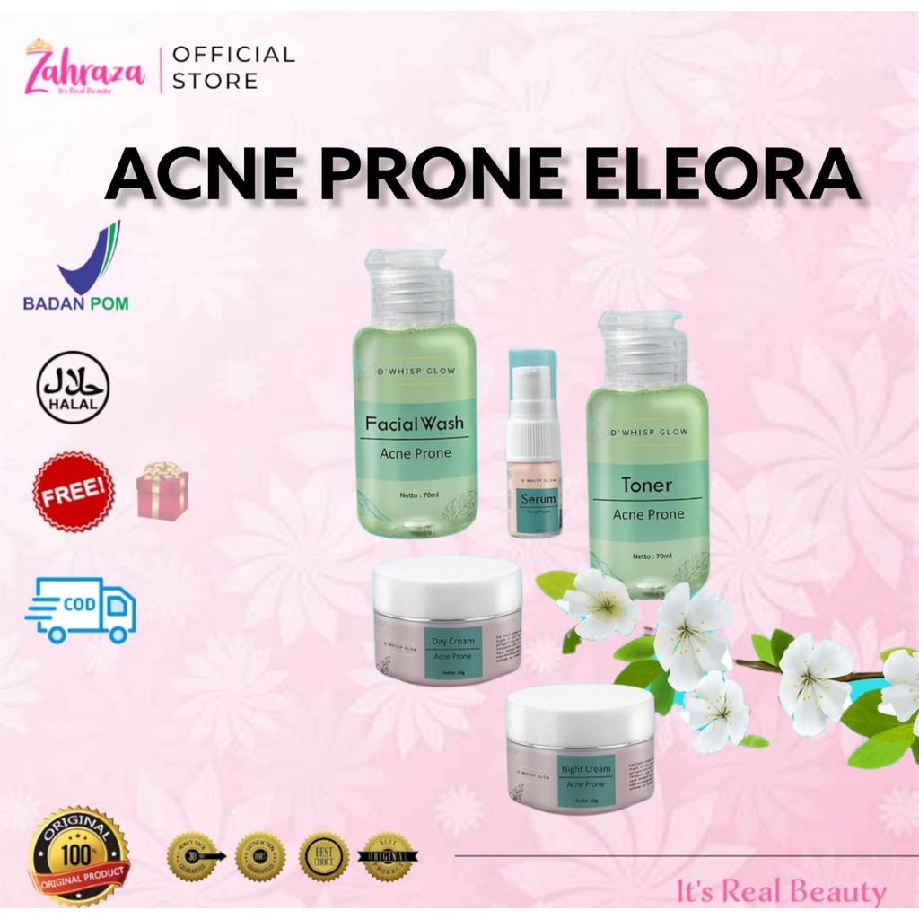 Jual ELEORA DWHISP GLOW ELEORA ACNE PRONE | Shopee Indonesia