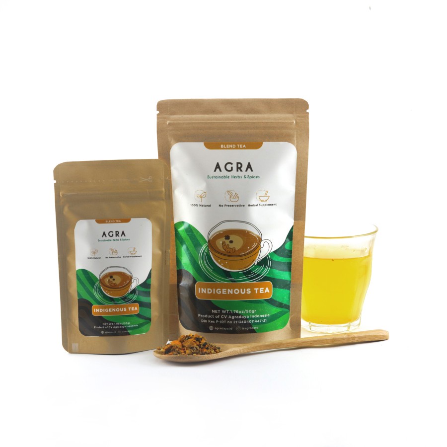 Jual indigenous tea ( teh rimpang ) agradaya 50 gr | Shopee Indonesia
