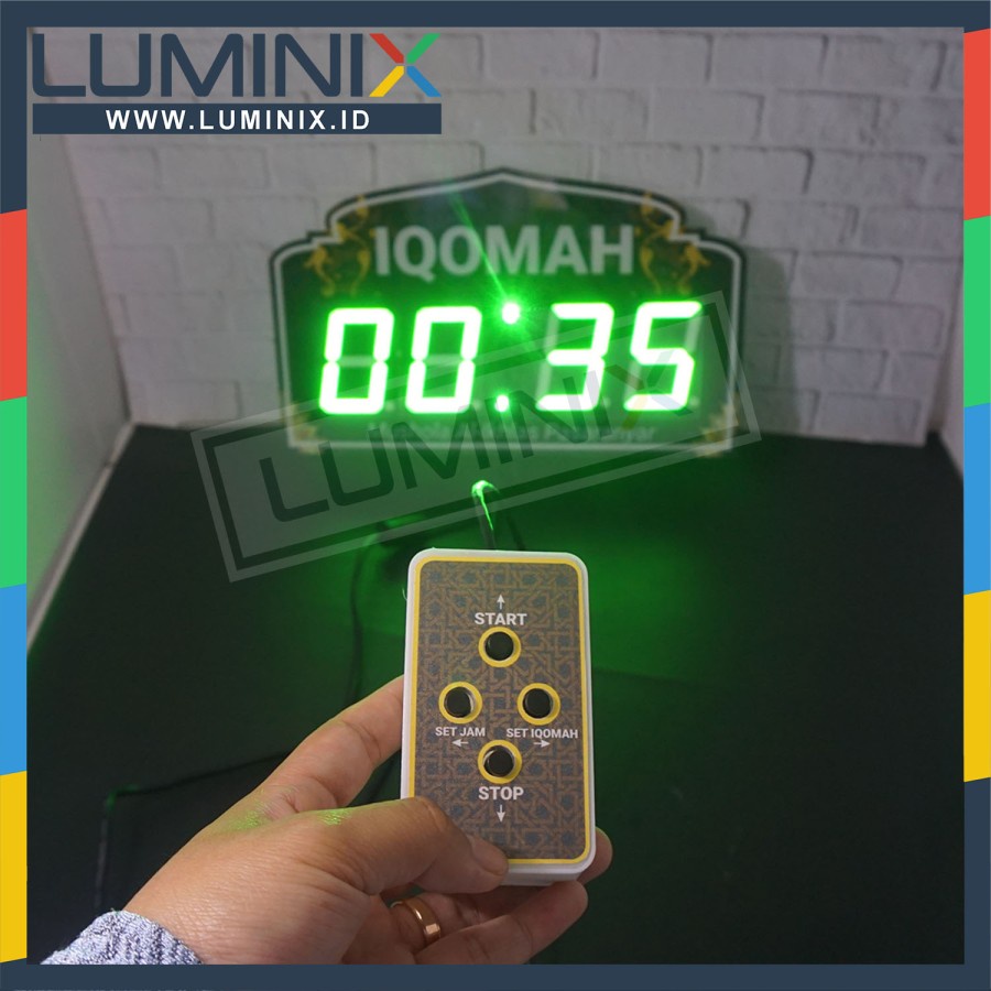 Jual Jam Timer Iqomah Digital Masjid Mushola Hitung Mundur | Shopee ...