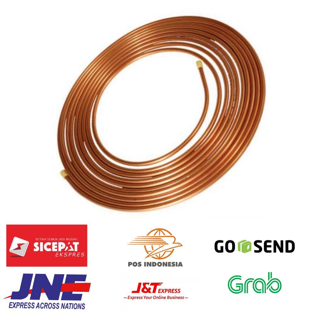 Jual Pipa Tembaga Roll Ukuran 1/2 Inch x 0.71 mm x 15m | Shopee Indonesia