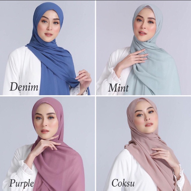 Jual Pasmina ceruty / pasmina ceruty babydoll / pasmina murah | Shopee Indonesia