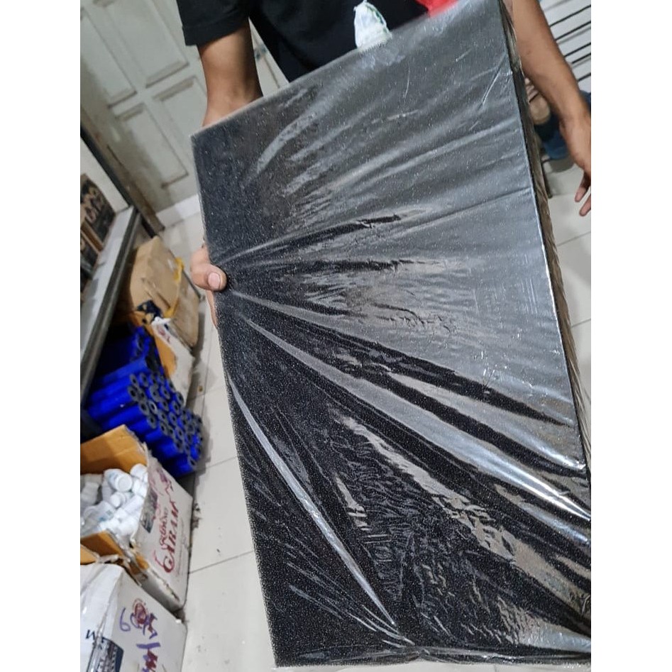 Jual Busa Filter Akuarium Bio Foam / Biofoam Hitam 25x50 cm tebal 5 cm ...