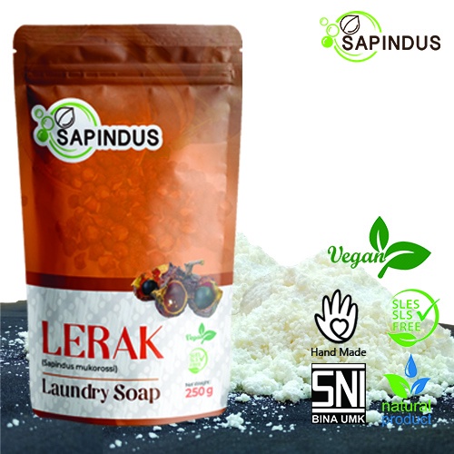 Jual Lerak Laudry Soap Ditergent Bubuk Sabun Cuci Baju Organik Alami ...