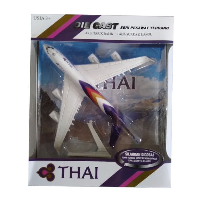 Jual EJ - Miniatur Pesawat Thai Airways - Diecast Pesawat Terbang Thai | Shopee Indonesia