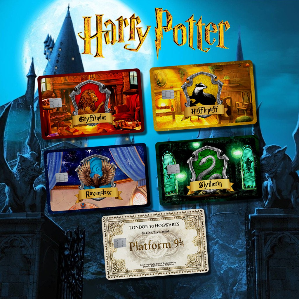 Jual HARRY POTTER CARD SPECIAL HOLOGRAM | GARSKIN / STICKER KARTU ATM ...